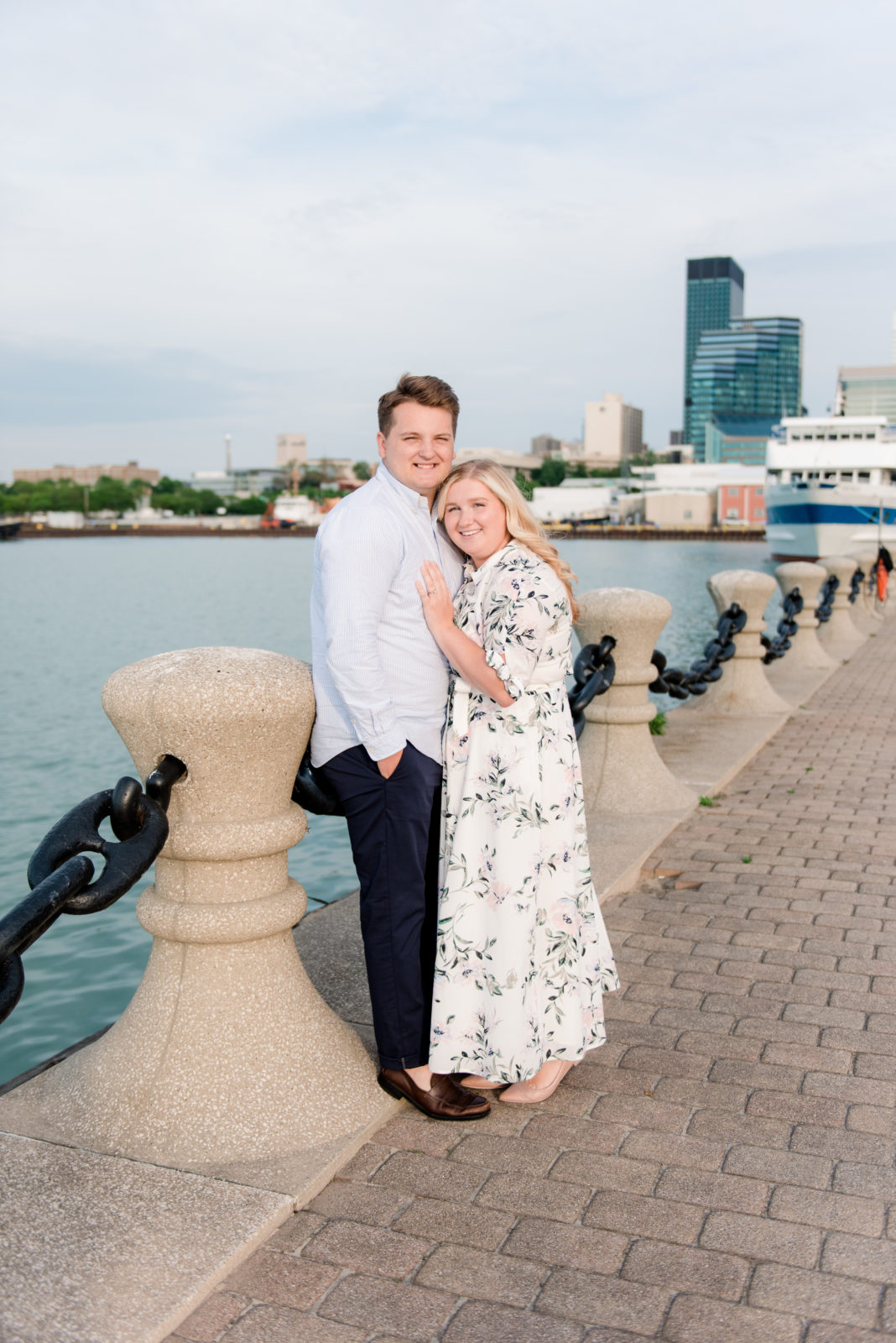 Voinovich Bicentennial Park Engagement Session | Allison + Solomon ...
