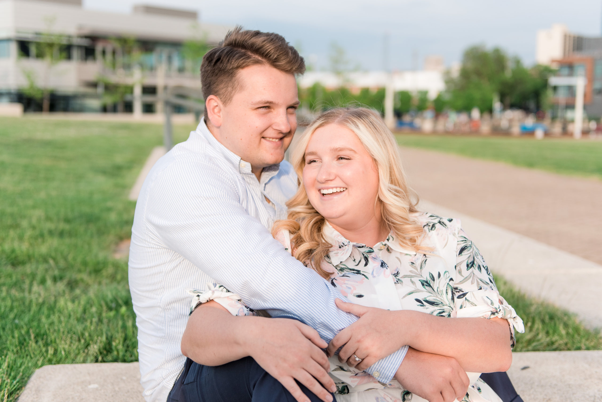 Voinovich Bicentennial Park Engagement Session | Allison + Solomon ...